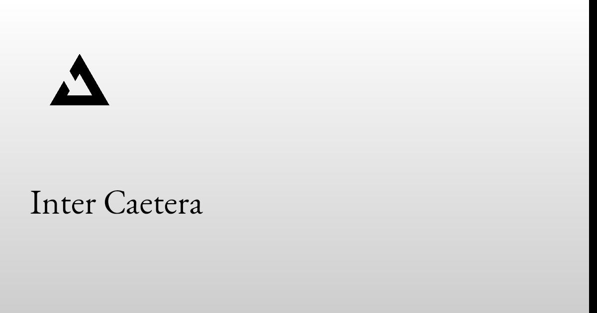 Inter Caetera