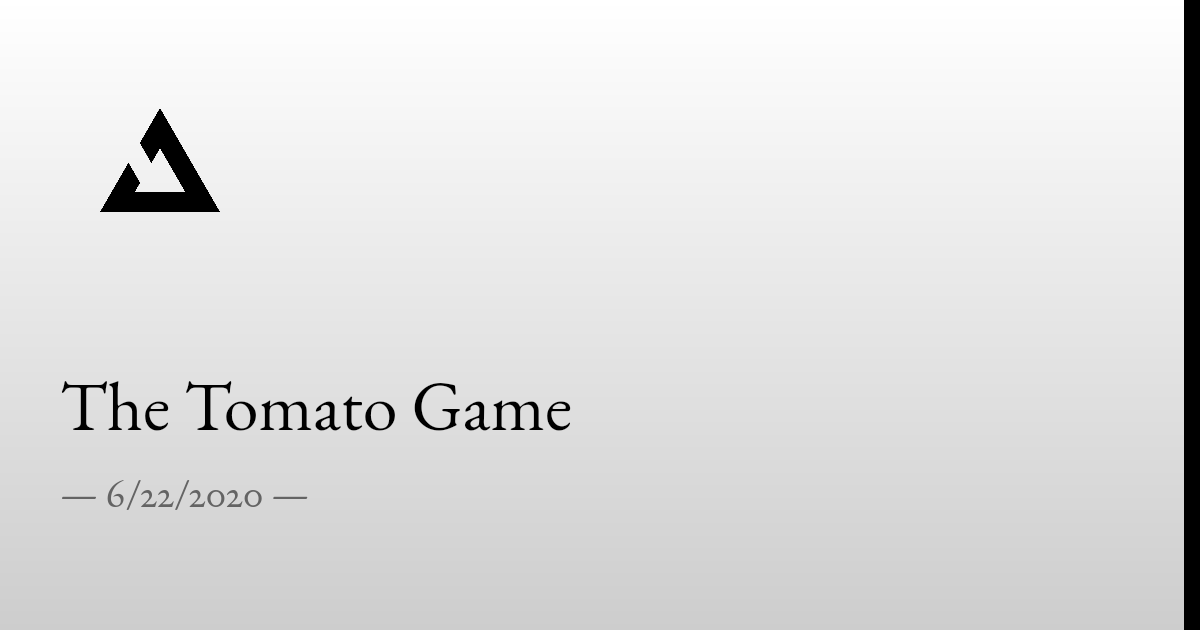 The Tomato Game • Inter Caetera